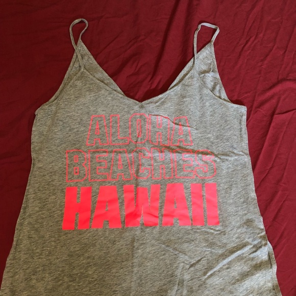 PINK Victoria's Secret | Tops | Pink Graphic Tank | Poshmark
